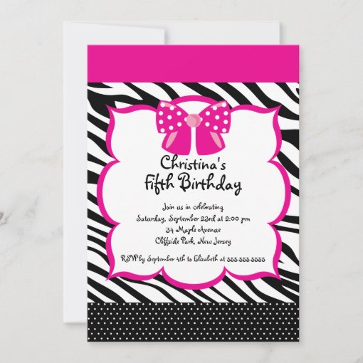 Pretty Diva Birthday Girl Party Invitations | Zazzle
