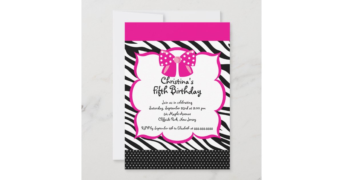 Pretty Diva Birthday Girl Party Invitations | Zazzle