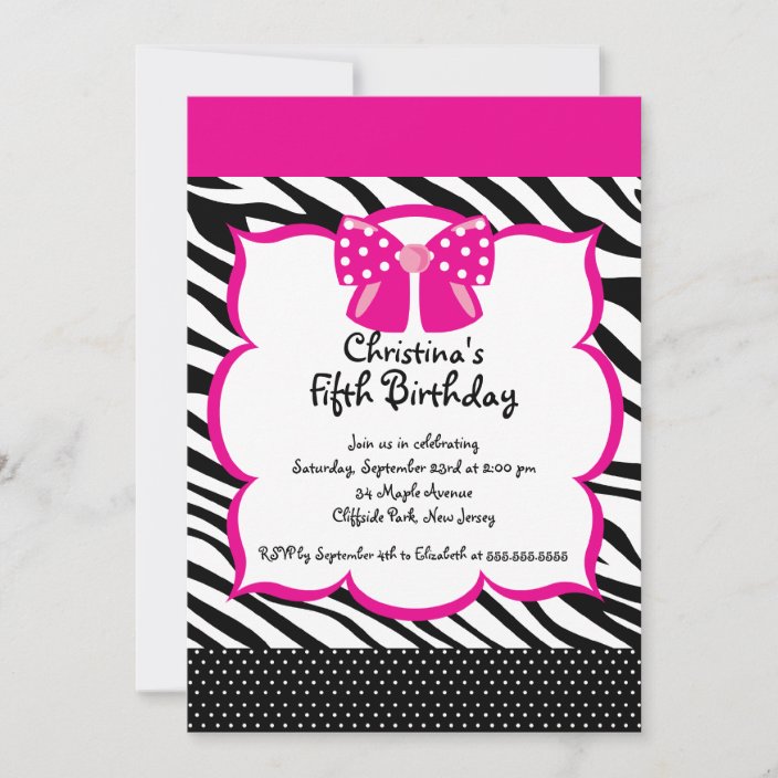 Pretty Diva Birthday Girl Party Invitations | Zazzle.com