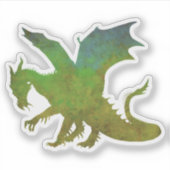 Pretty Dragon Sticker | Zazzle