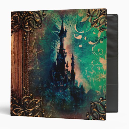 Pretty Fantasy Castle Ancient Tome Magic Book Binder | Zazzle