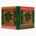 Pretty Floral Find Joy in the Journey 3 Ring Binder | Zazzle