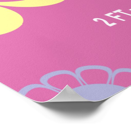 Pretty Flowers on Pink Growth Chart | Zazzle