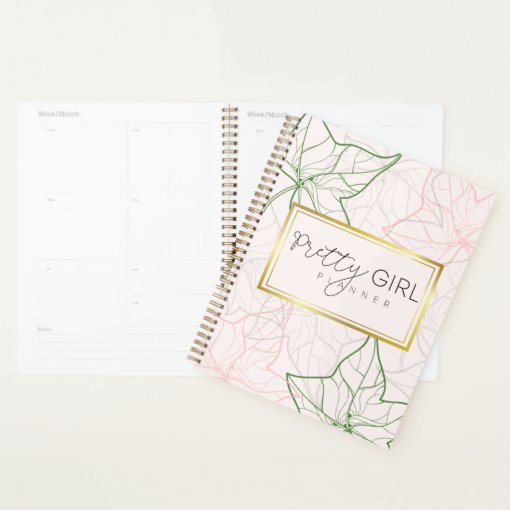 Pretty Girl Planner | Zazzle