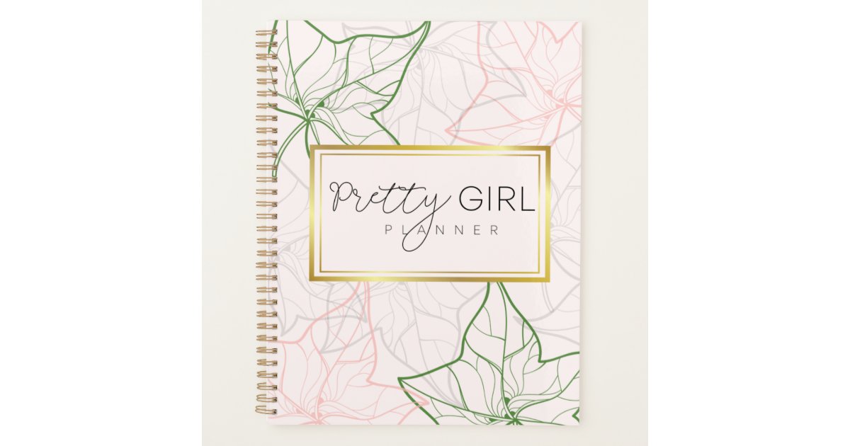 Pretty Girl Planner | Zazzle