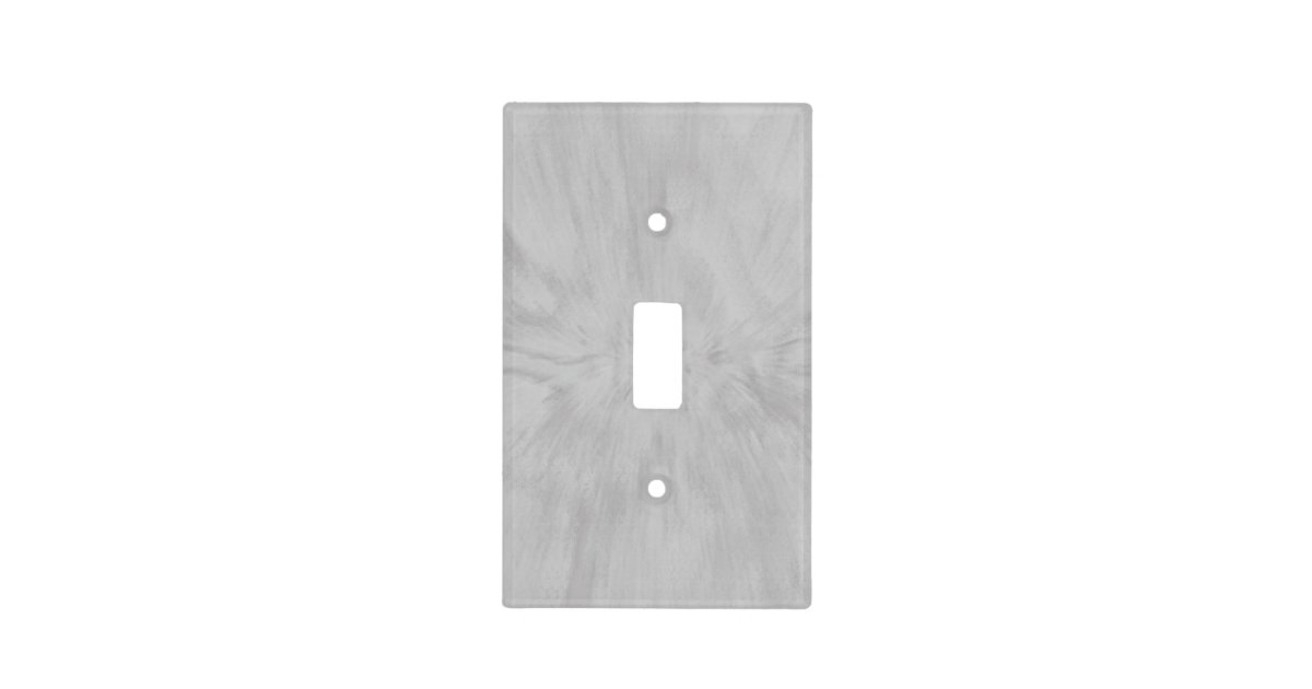 Pretty Gray Splash Light Switch Cover | Zazzle