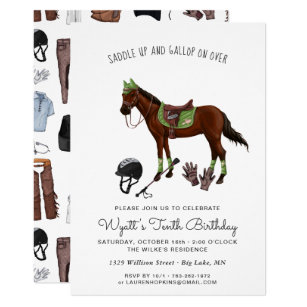 Horse Racing Invitations | Zazzle