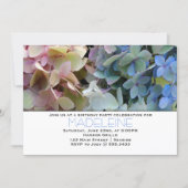 Pretty Hydrangeas Floral Birthday Party Invitation | Zazzle