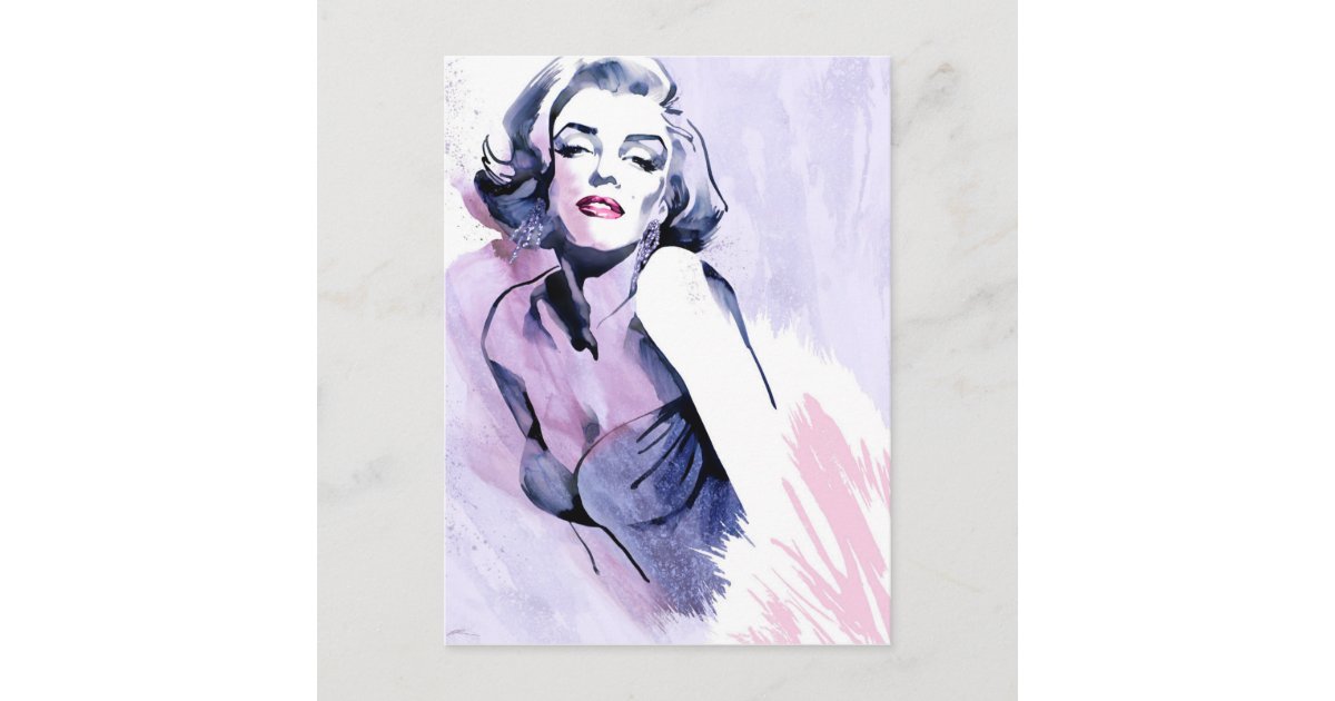 Pretty in Purple Postcard | Zazzle
