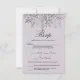 Pretty in Purple RSVP Card | Zazzle