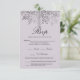 Pretty in Purple RSVP Card | Zazzle