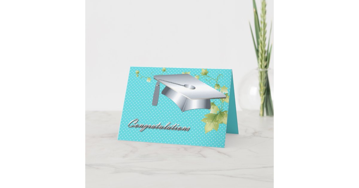 Pretty Ivy League Graduation Card | Zazzle