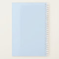 Pretty Light Blue School Planner | Zazzle