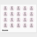 Pretty Little Things - Custom Color Small Business Classic Round ...