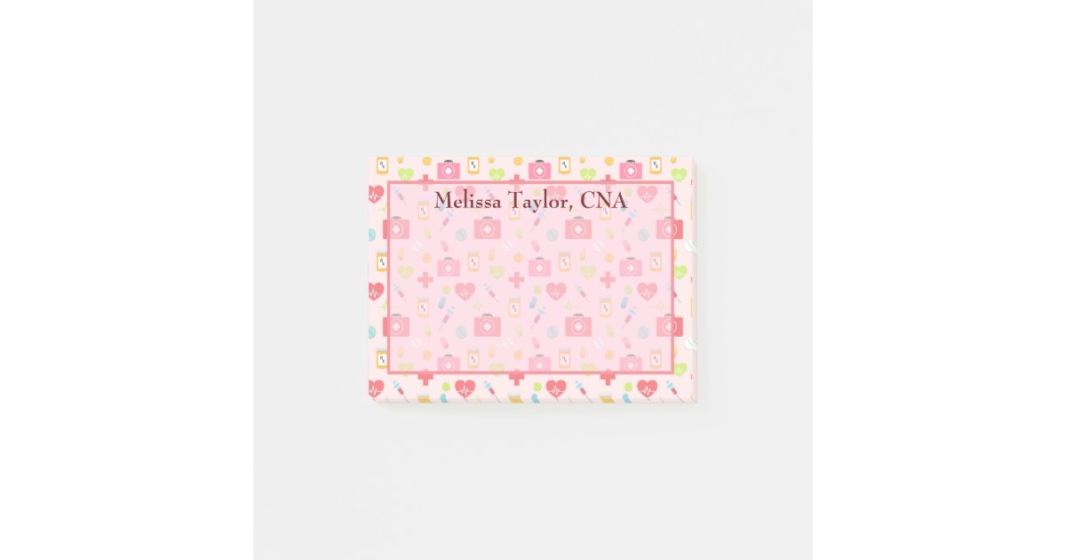 Pretty Medical Theme Post-it Notes | Zazzle