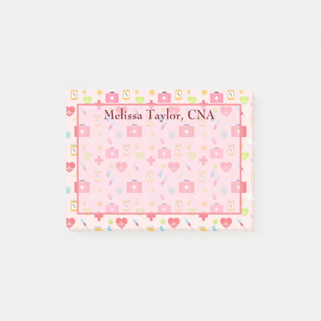 Pretty Medical Theme Post-it Notes | Zazzle