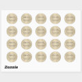 Pretty Metallic Gold and Gold Glitter Labels | Zazzle
