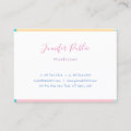 Pretty Modern Handwritten Name Simple Template Business Card | Zazzle