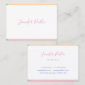 Pretty Modern Handwritten Name Simple Template Business Card | Zazzle