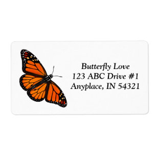 Butterfly Labels | Zazzle