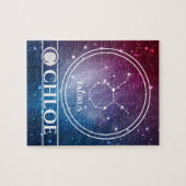 Pretty Night Sky Personalized Zodiac Sign TAURUS Jigsaw Puzzle | Zazzle