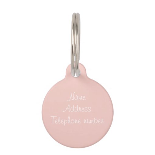 Pretty pastel pattern pink green violet stripes pet ID tag | Zazzle