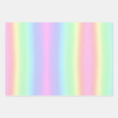 Pretty Pastel Rainbow Gradient Wrapping Paper Sheets | Zazzle