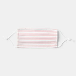 Pretty Peach Pink Adult Cloth Face Mask | Zazzle