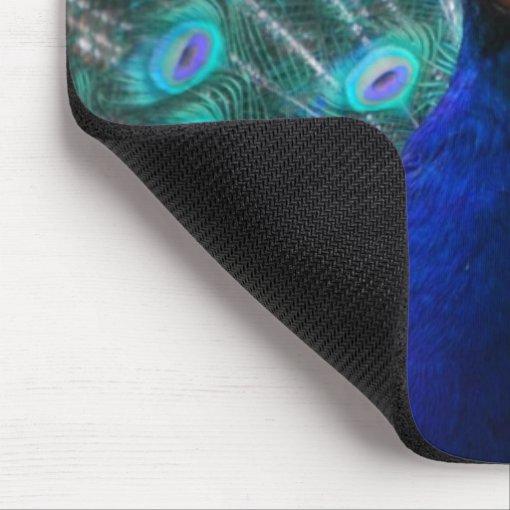 Pretty Peacock Mouse Pad | Zazzle