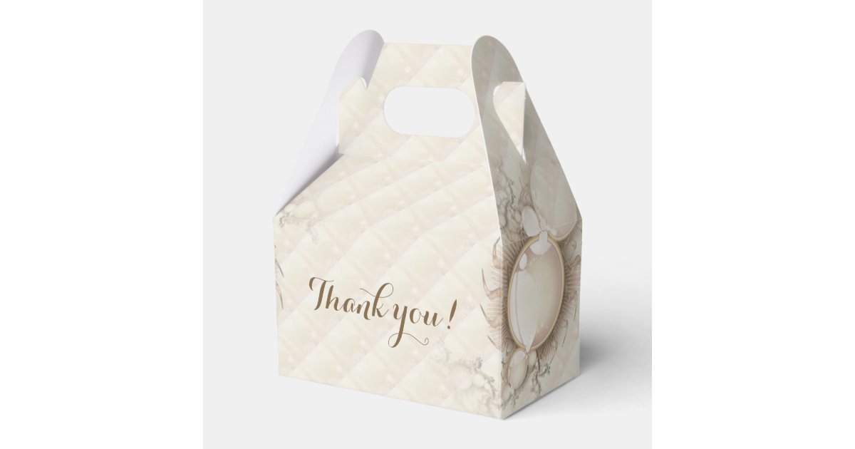 Pretty Pearls Favor Boxes | Zazzle