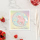 Pretty Pegasus Unicorn Pink, Purple Personalize Napkins | Zazzle