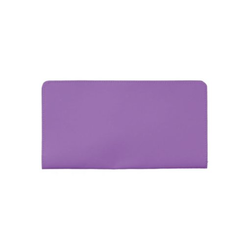Pretty Personalized Purple and Flowers Checkbook Cover | Zazzle