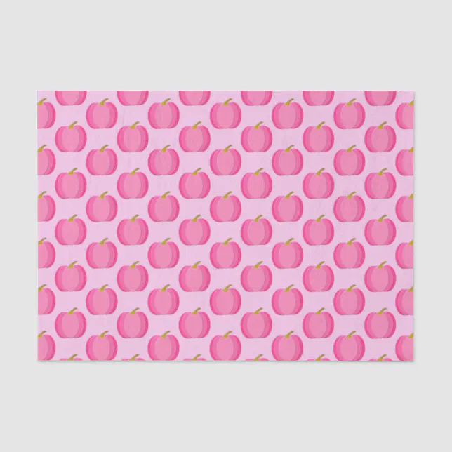 Pretty Pink Baby Girl Pumpkin Patterned Tissue Paper | Zazzle