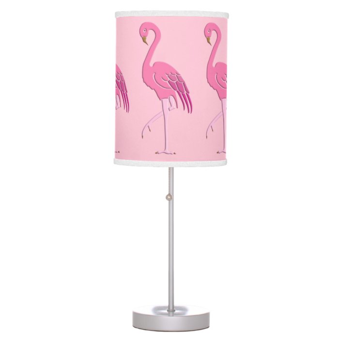 Pretty pink flamingo table lamp | Zazzle.com