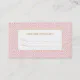 Pretty Pink Lattice Salon Appointment Reminder Card | Zazzle
