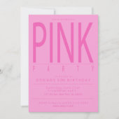Pretty Pink Party Invitations | Zazzle