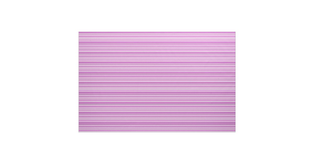 Pretty Pink Striped Simple Girly Fabric | Zazzle