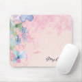 Pretty Pink Wildflowers Mouse Pad | Zazzle