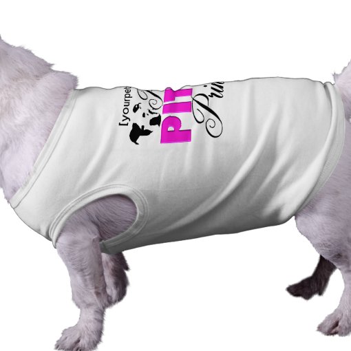 Pretty Pitty Princess Pitbull Shirt | Zazzle