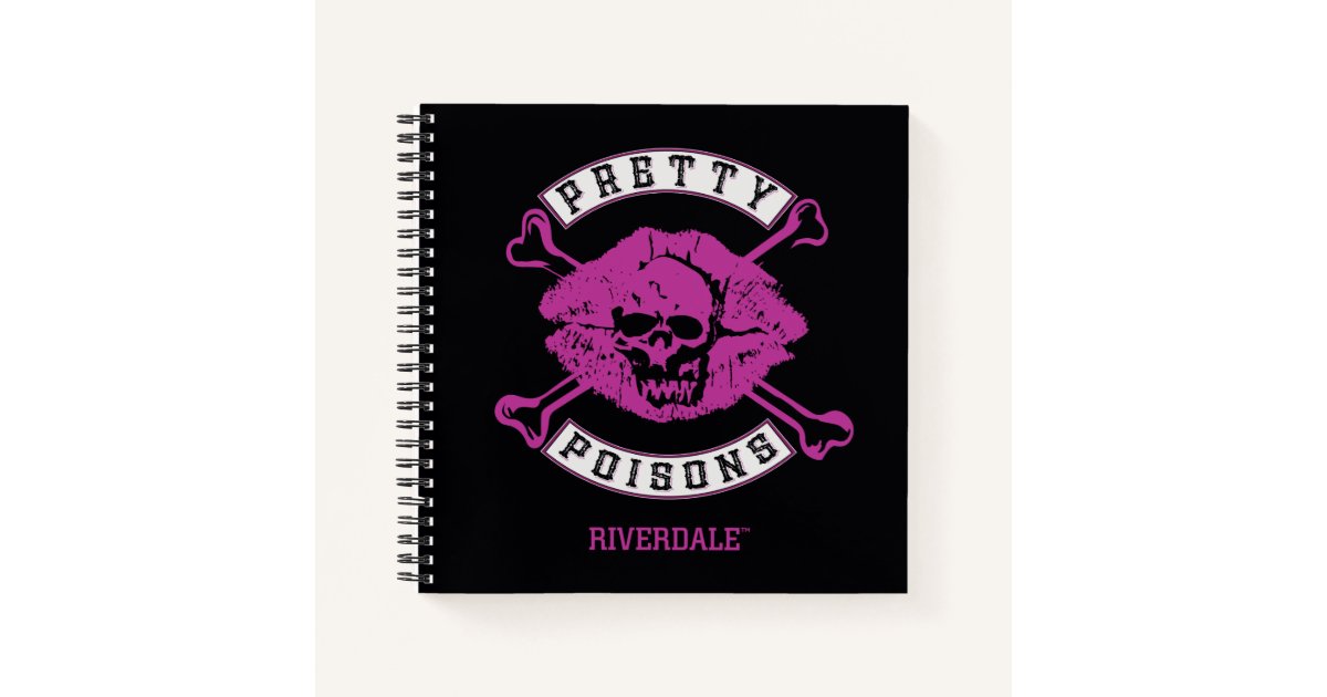 Pretty Poisons Logo Notebook | Zazzle