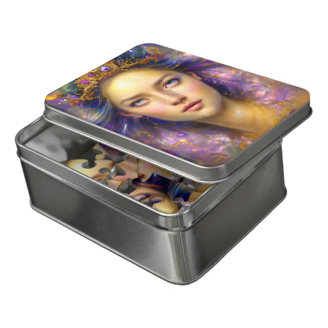 Pretty Princess Warrior Ethereal Goddess Jigsaw Puzzle | Zazzle