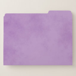 Pretty Purple Parchment File Folder | Zazzle