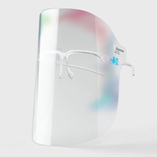 Pretty Rainbow Ombre Face Shield | Zazzle.com
