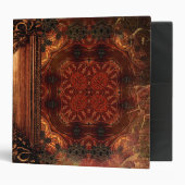 Pretty Rustic Faux Brown Leather Ancient Tome Binder | Zazzle
