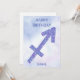 Pretty Sagittarius Sign Custom Happy Birthday Card | Zazzle