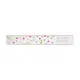 PRETTY SPOTS glamorous confetti spot gold pink Wrap Around Label | Zazzle