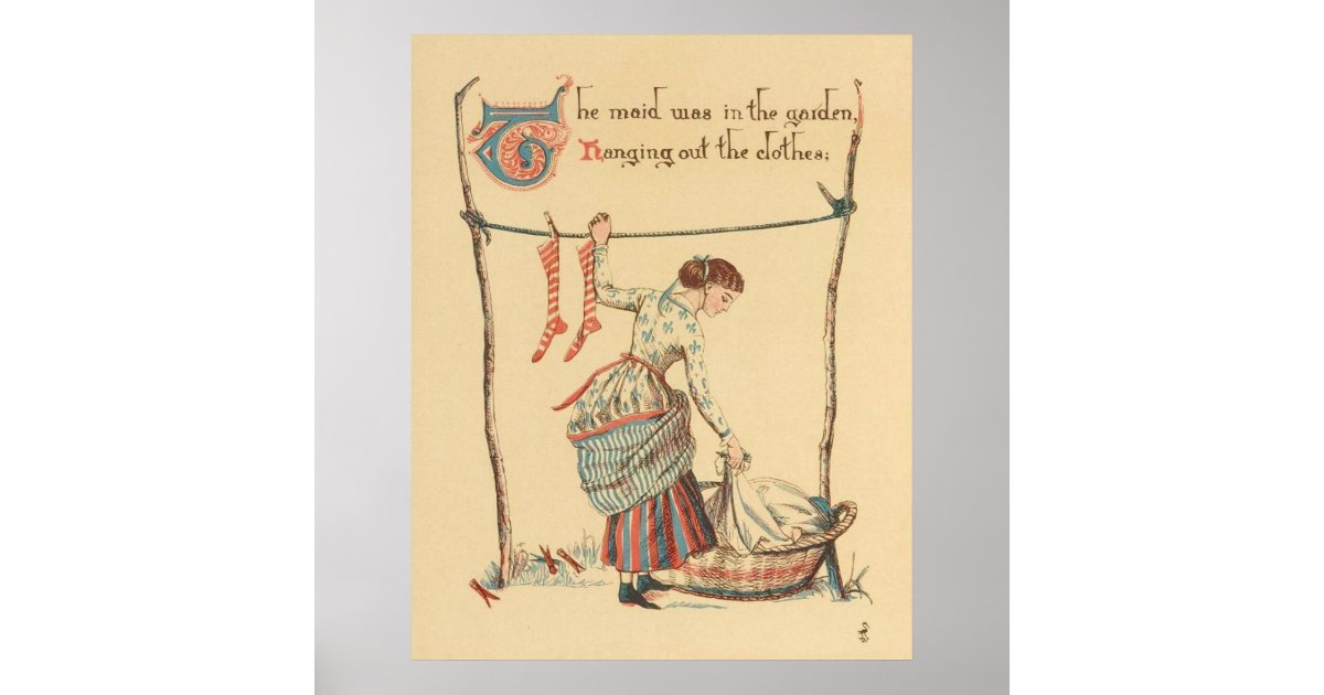 Pretty Vintage Lady Poster | Zazzle