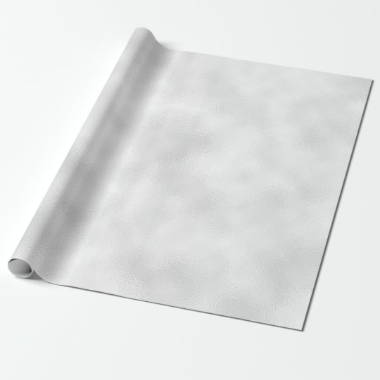 Pretty White Pearl Iridescent Satin Wedding Wrapping Paper | Zazzle.com