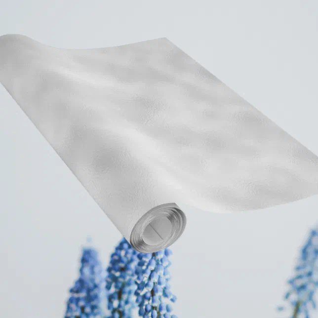 Pretty White Pearl Iridescent Satin Wedding Wrapping Paper | Zazzle