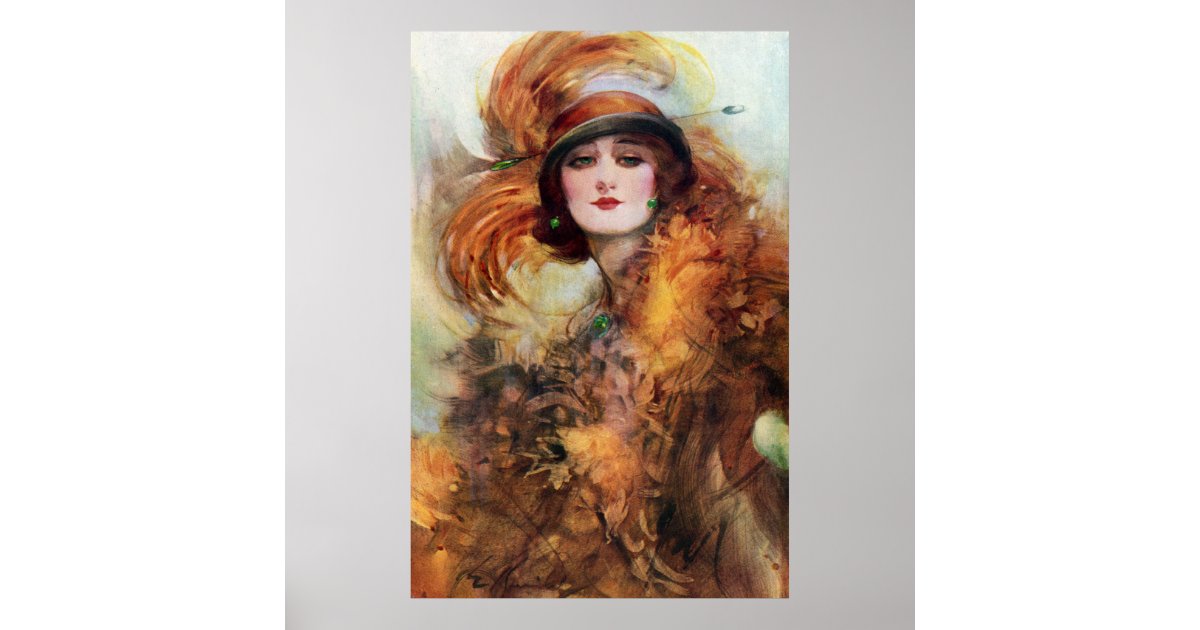 Pretty Woman 1920s Fashion Poster | Zazzle